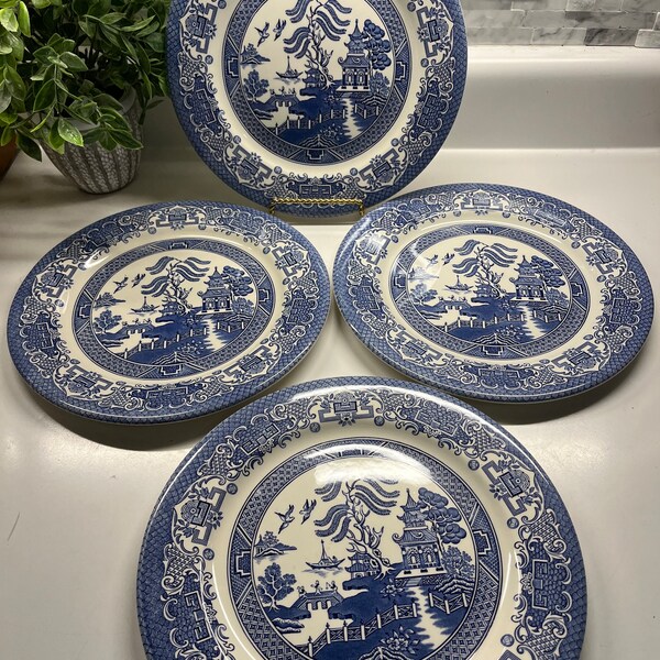 Willow Pattern Plate - Etsy