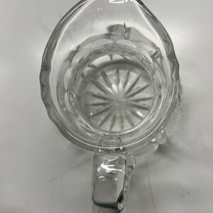 Crystal Clear 24% Lead Crystal Small Pitcher/large Creamer With ...