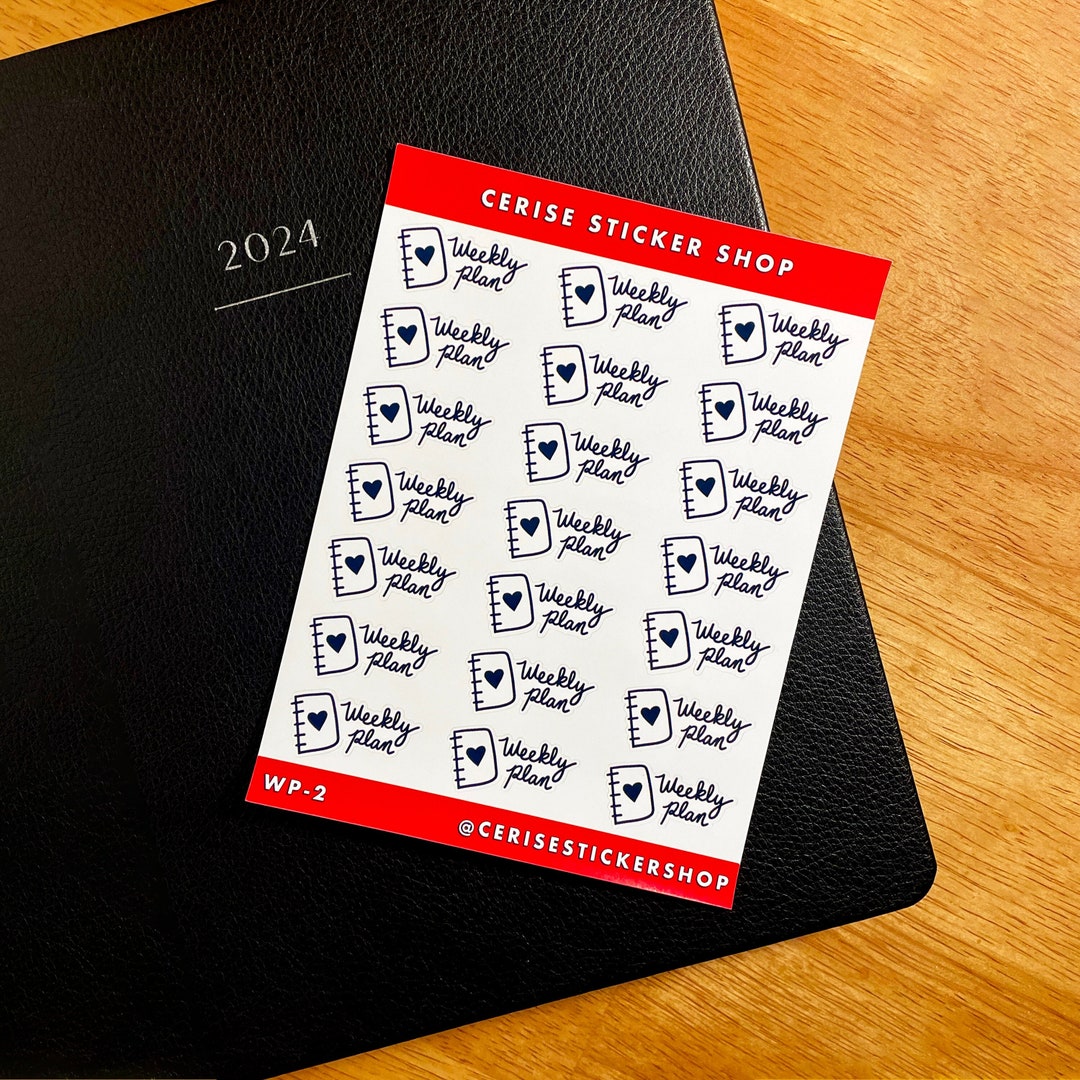 Plan Next Week Planner Stickers I Weekly Planner, Weekly Planning ...