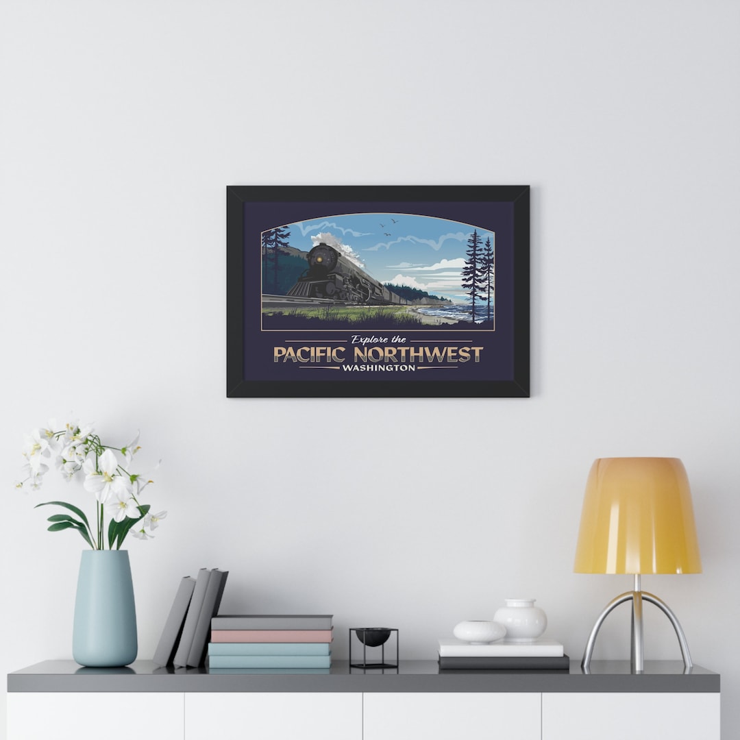 Framed Horizontal Poster Waves & Wheels: Pioneering the Pacific ...
