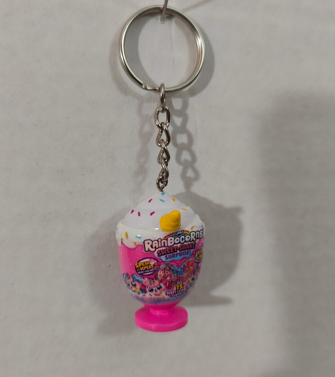 Mini Rainbocorns Milkshake Key Chain - Etsy