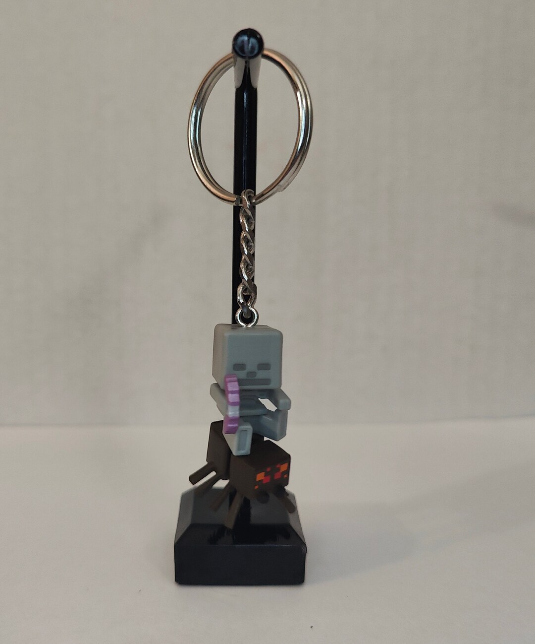 Minecraft Keychain Figure Skeleton Spider - Etsy