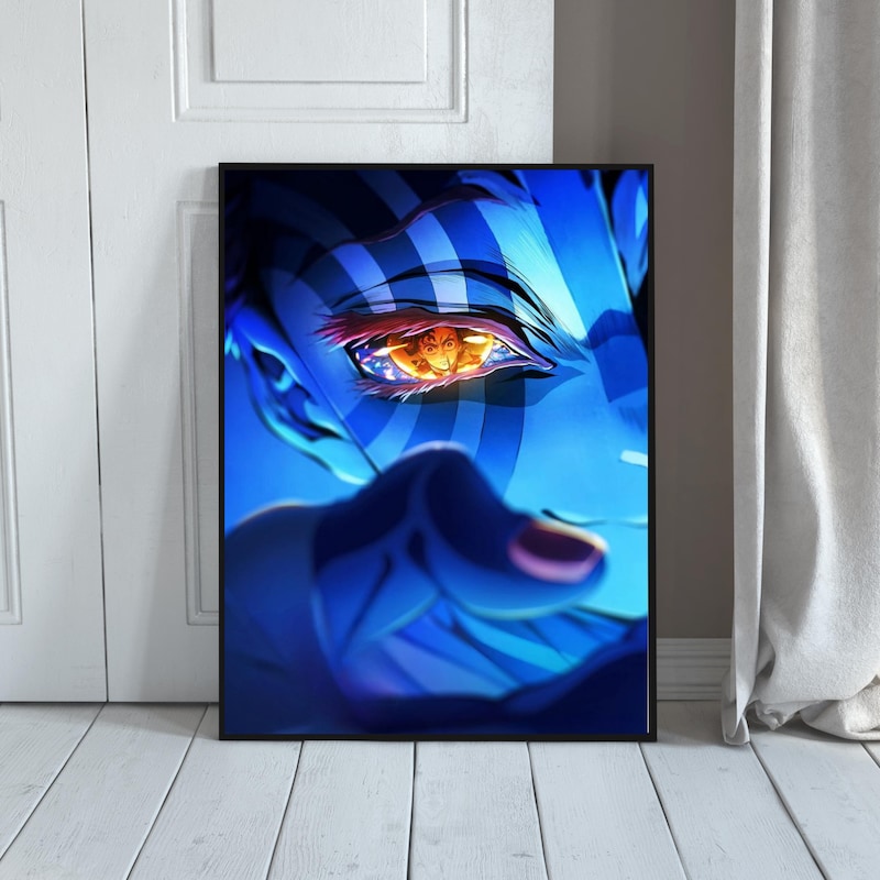Akaza Poster Demon Slayer - Etsy