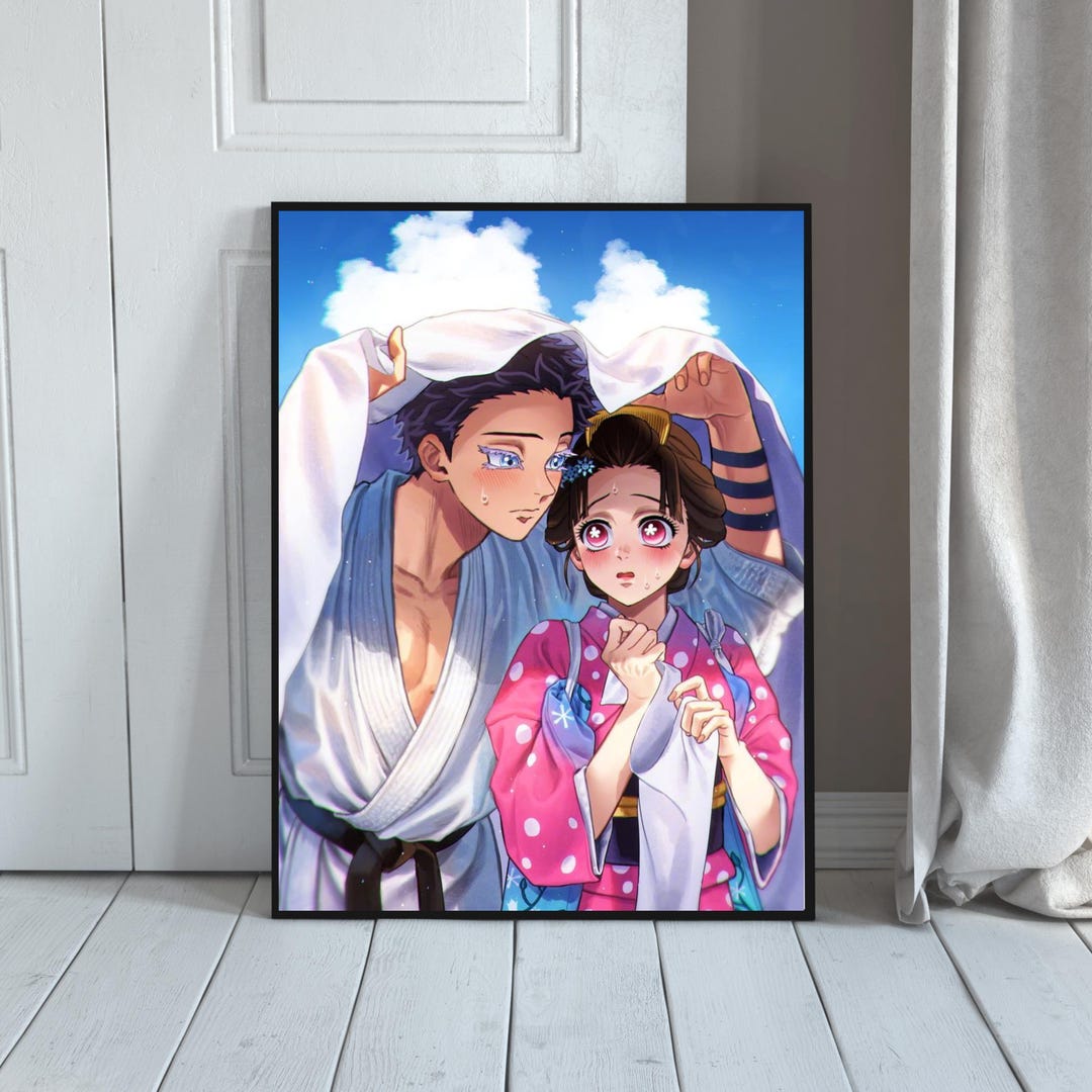 Akaza Demon Slayer Poster | Infinity Castle Arc Anime Wall Art ...