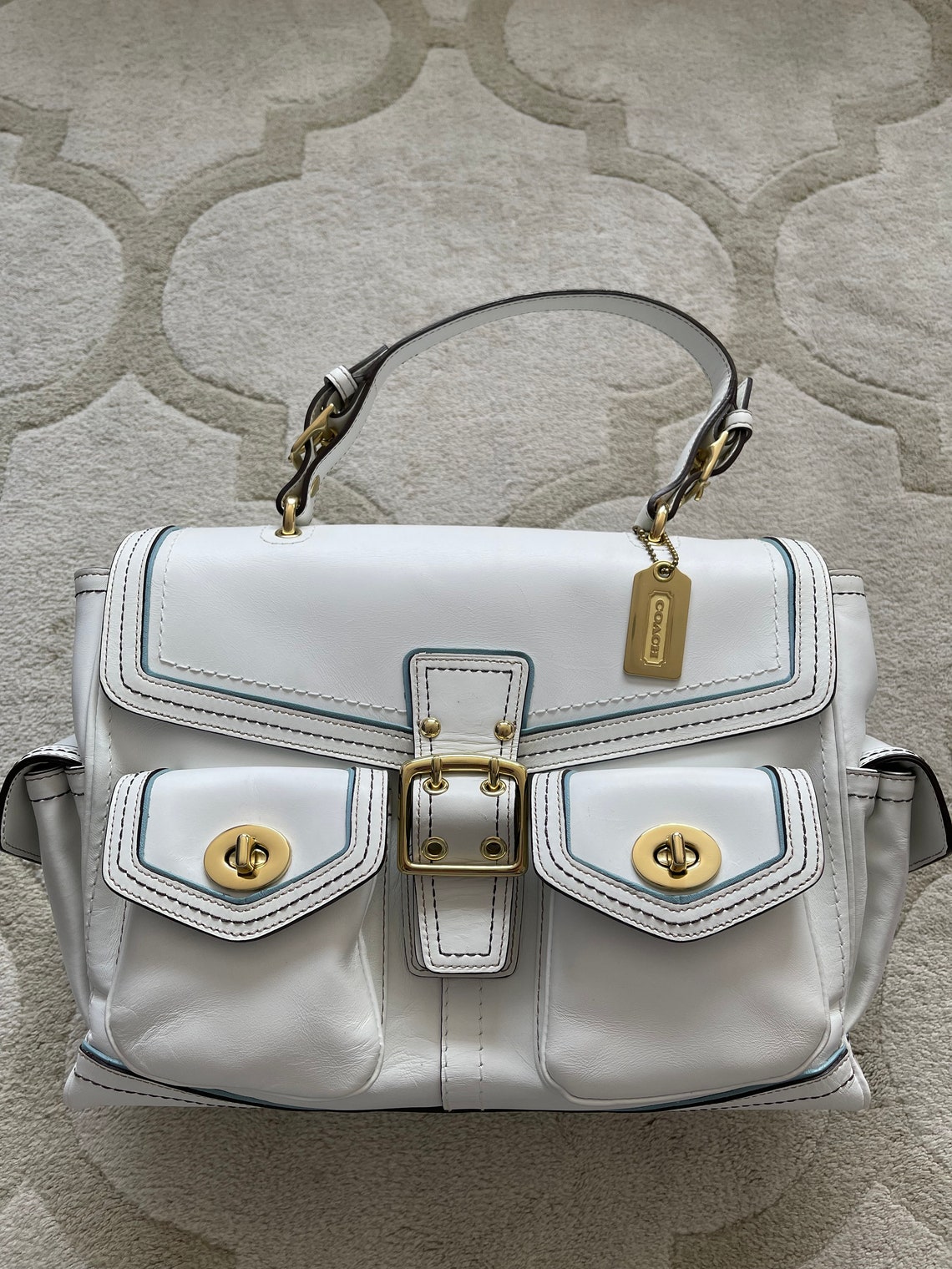 Vintage Coach Top Handle Satchel - Etsy