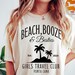Beach Booze & Besties Social Club Tshirt, Girls Trip Travel Shirts ...