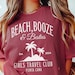 Beach Booze & Besties Social Club Tshirt, Girls Trip Travel Shirts ...