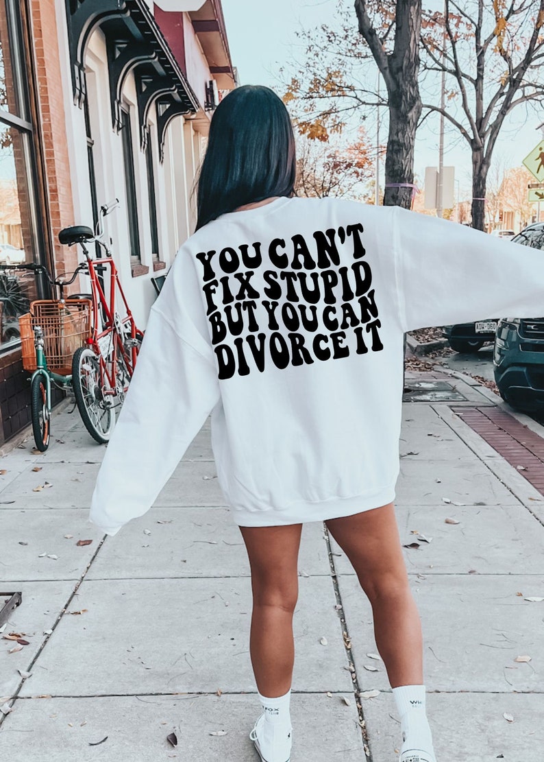 Funny Divorce Sweatshirt, Newly Divorced Shirt Divorced AF, Divorced ...