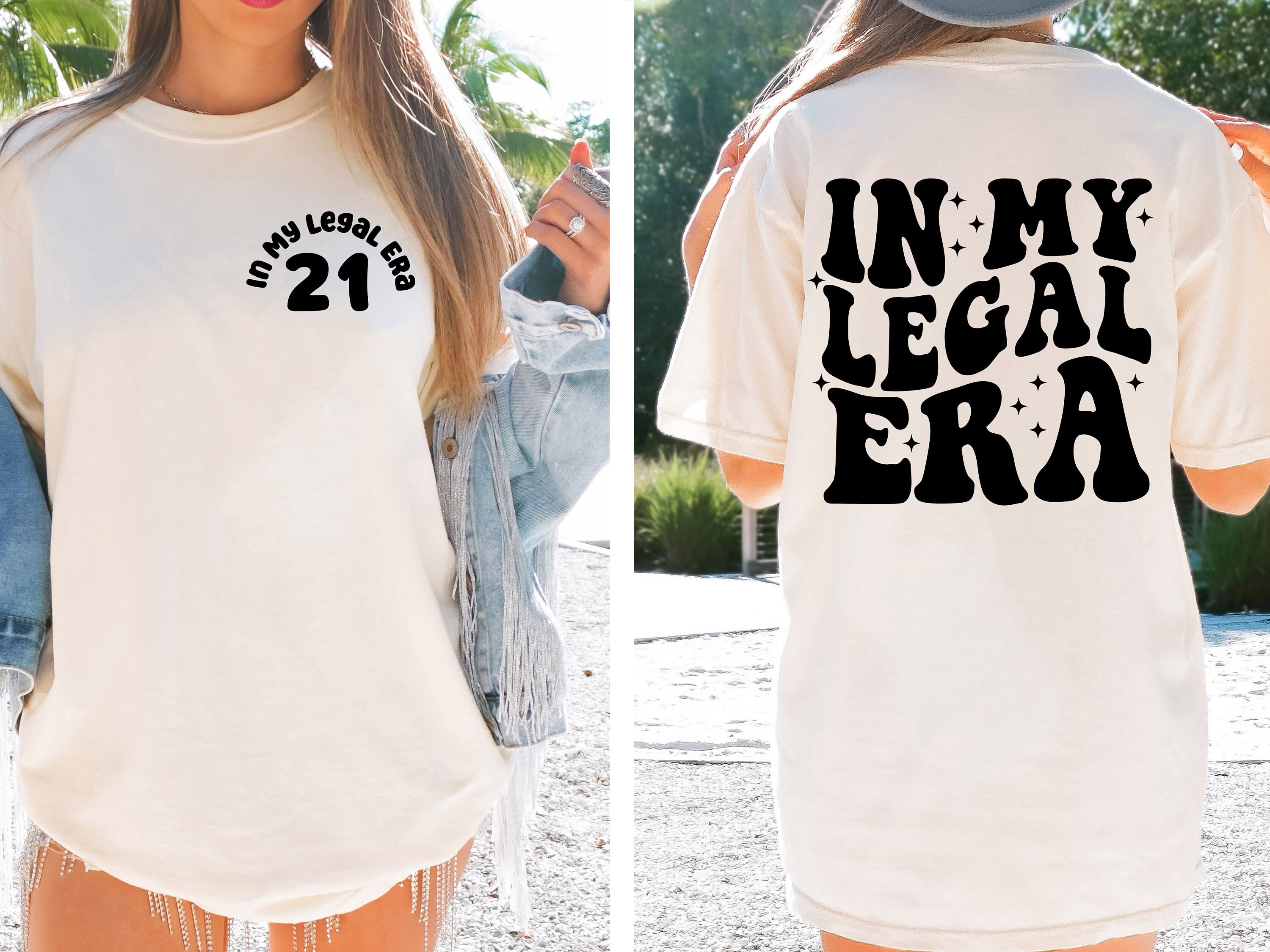 In My Legal Era 21st Birthday Shirt, Turning 21 Gift, Turning 21 ...