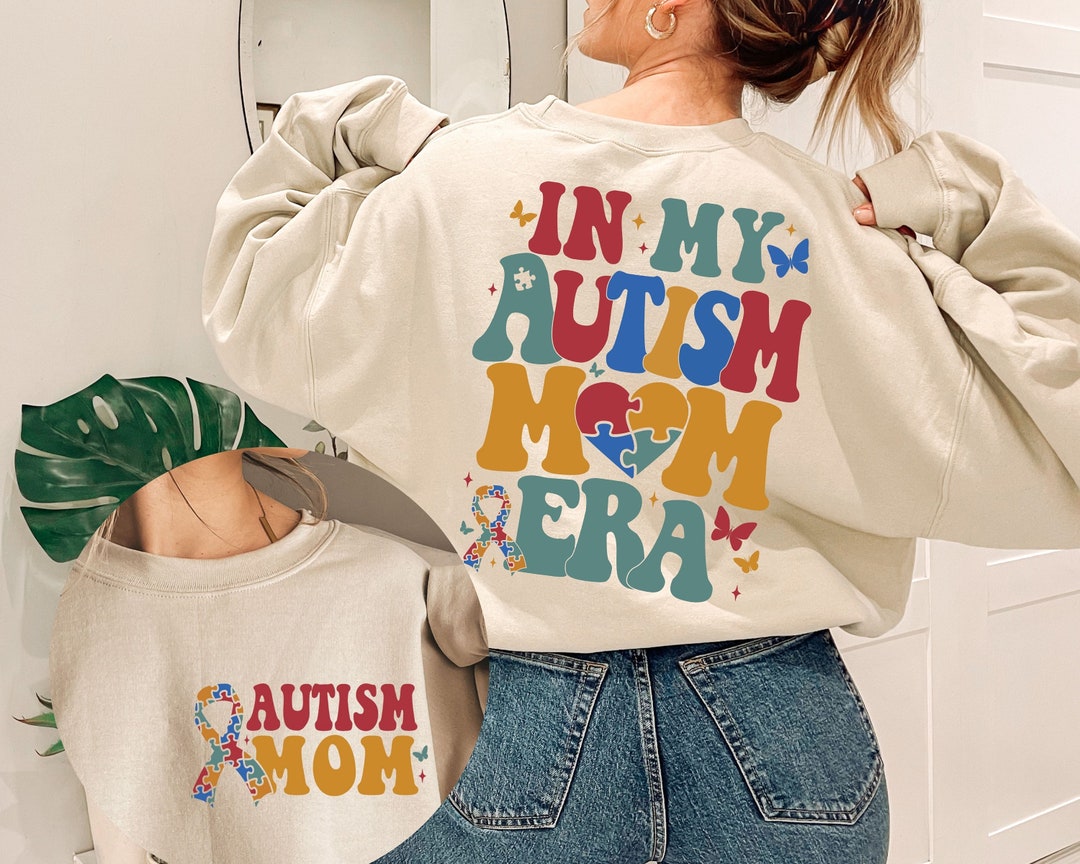 In My Autism Mom Era Sweatshirt, Neurodiversity Shirt, Autism Awareness ...