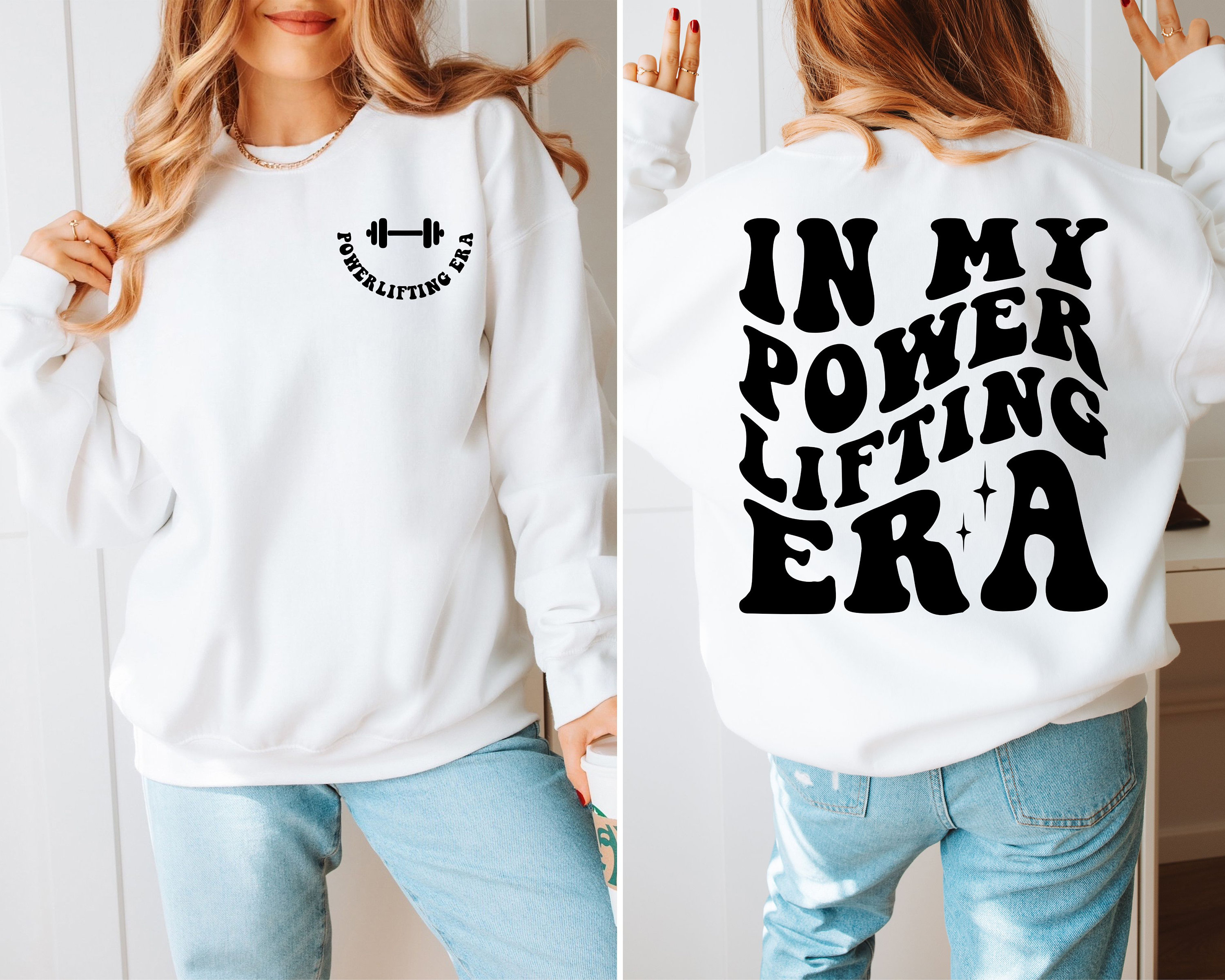 In My Powerlifting Era Sweatshirt, Powerlifter Shirt, Fitness Shirt ...