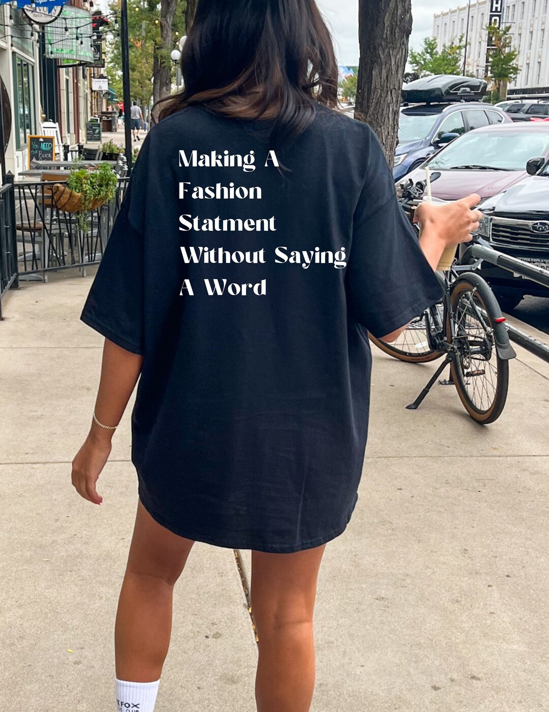 Making A Fashion Statement Comfort Colors Shirt, Trendy Worded Back ...