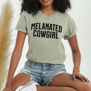 Melanated Cowgirl Tshirt, Black Cowgirl, Black Country Girl, African ...
