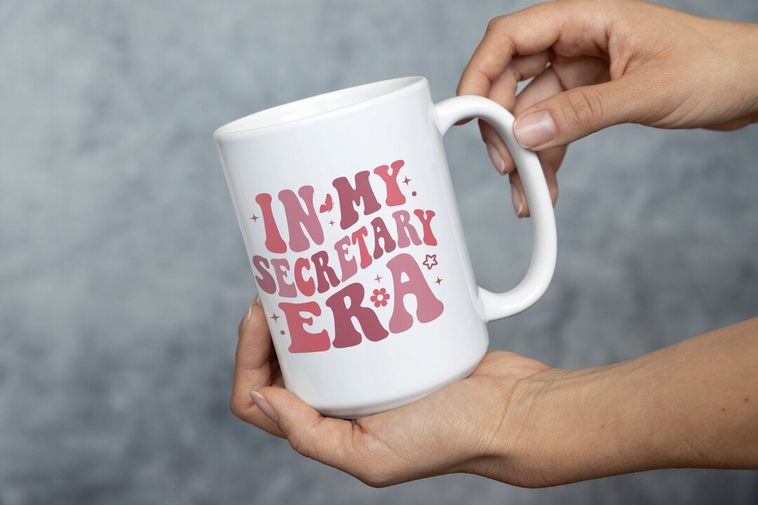 In My Secretary Era Mug, Office Assistant, Secretary Gift, Best ...