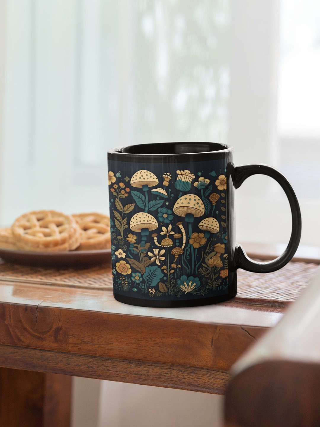 Forest Mushroom Cottage Core Mug, Ceramic Mushroom Cottagecore, Magic ...