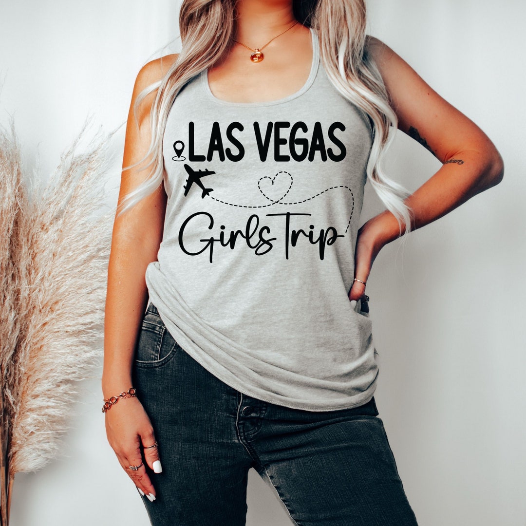 Girls Trip Custom Location Travel Tank Top, Custom Girls Trip Top ...