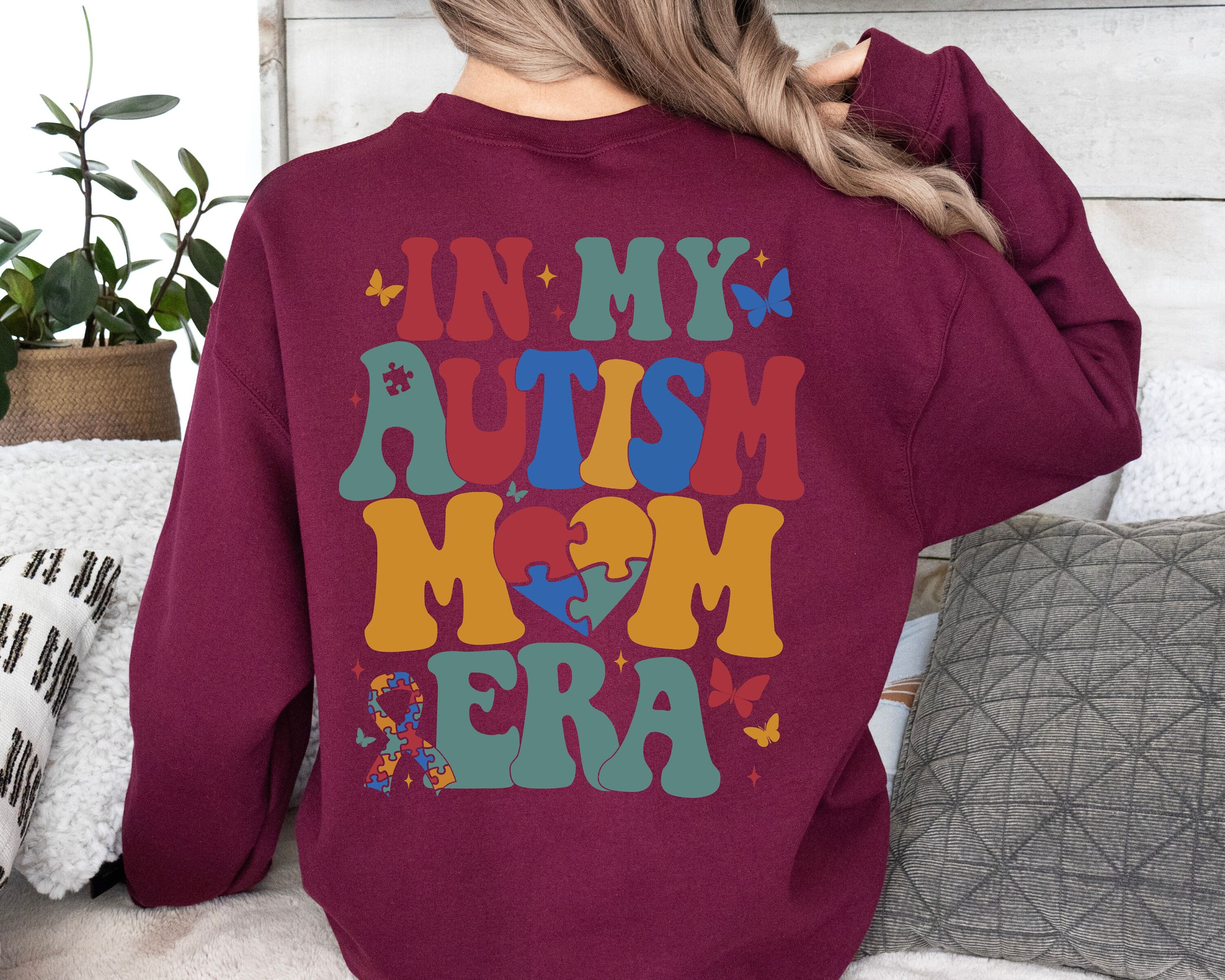 In My Autism Mom Era Sweatshirt, Neurodiversity Shirt, Autism Awareness ...