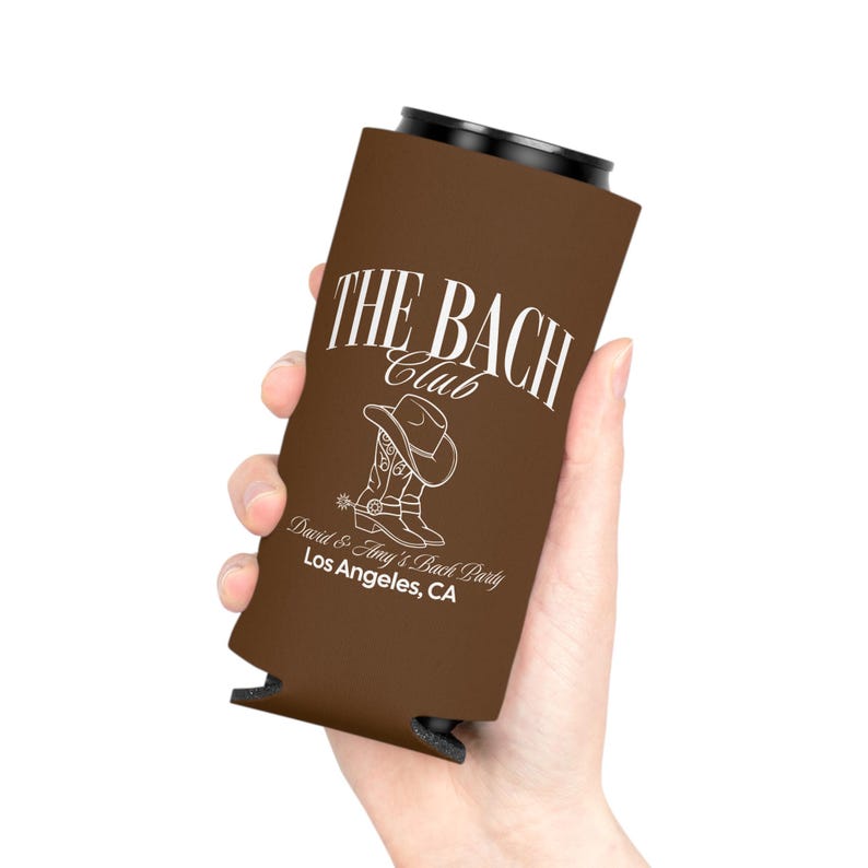 Joint Coed Bach Party Western Nashville Can Coolers, Bride Groomjoint ...