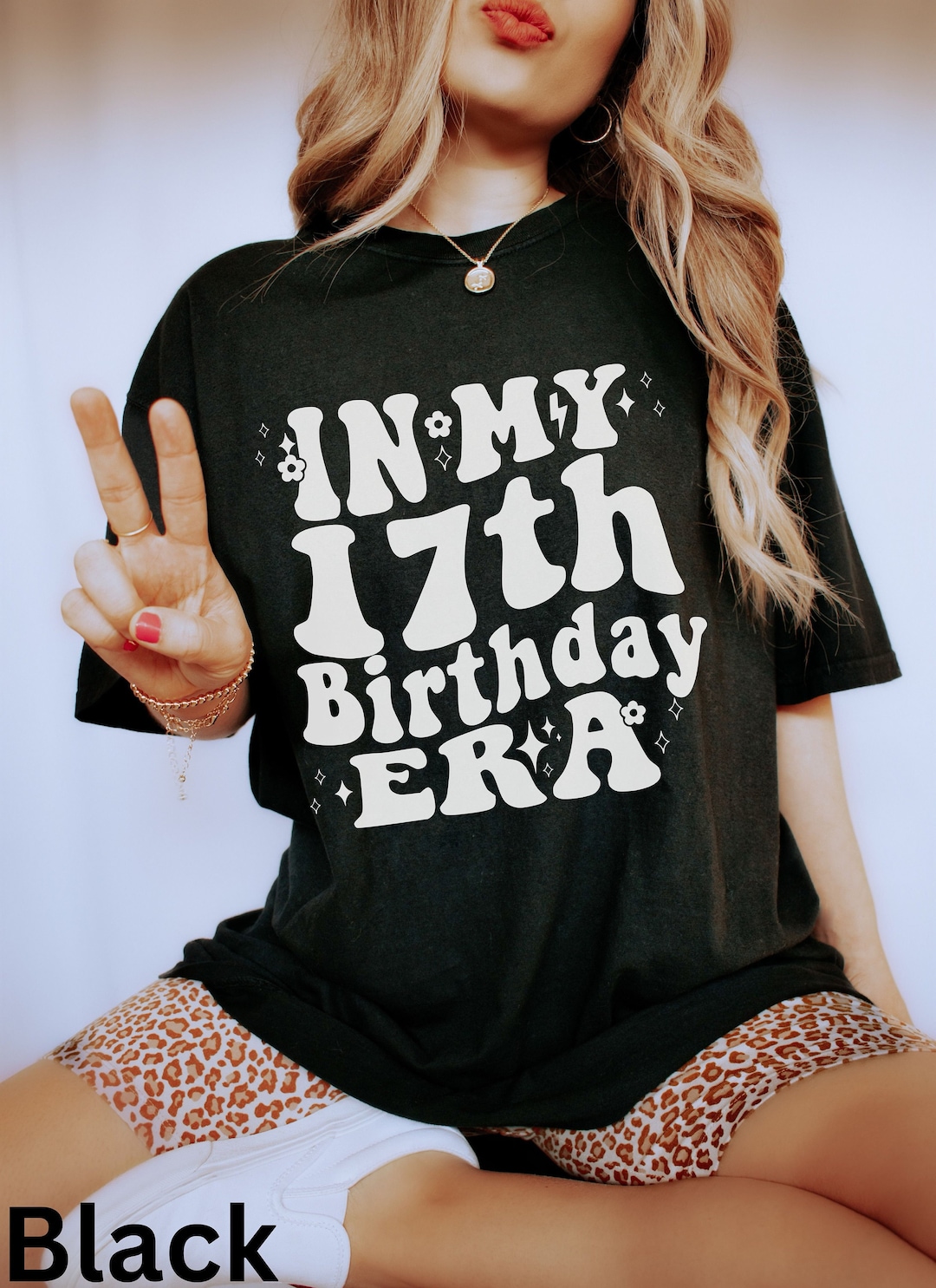 In My 17th Birthday Era Tshirt, Gift for 17th Birthday, Hello 17, 17th ...