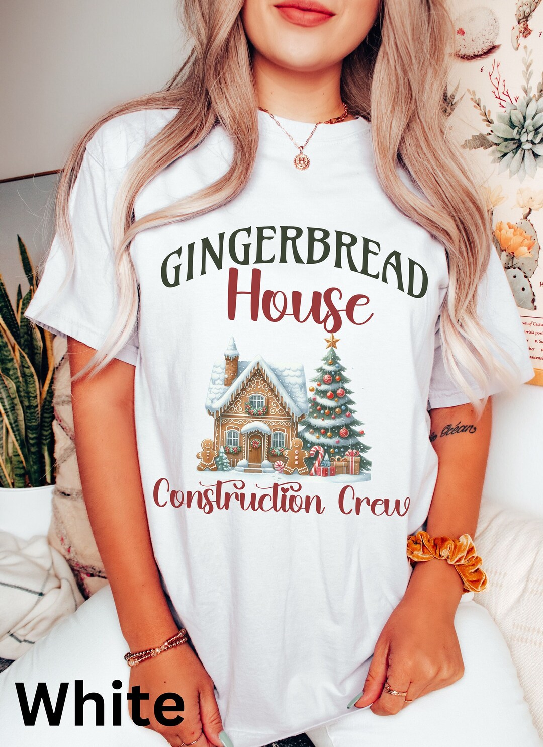 Gingerbread House Construction Crew Shirt, Decorating Group Tee ...