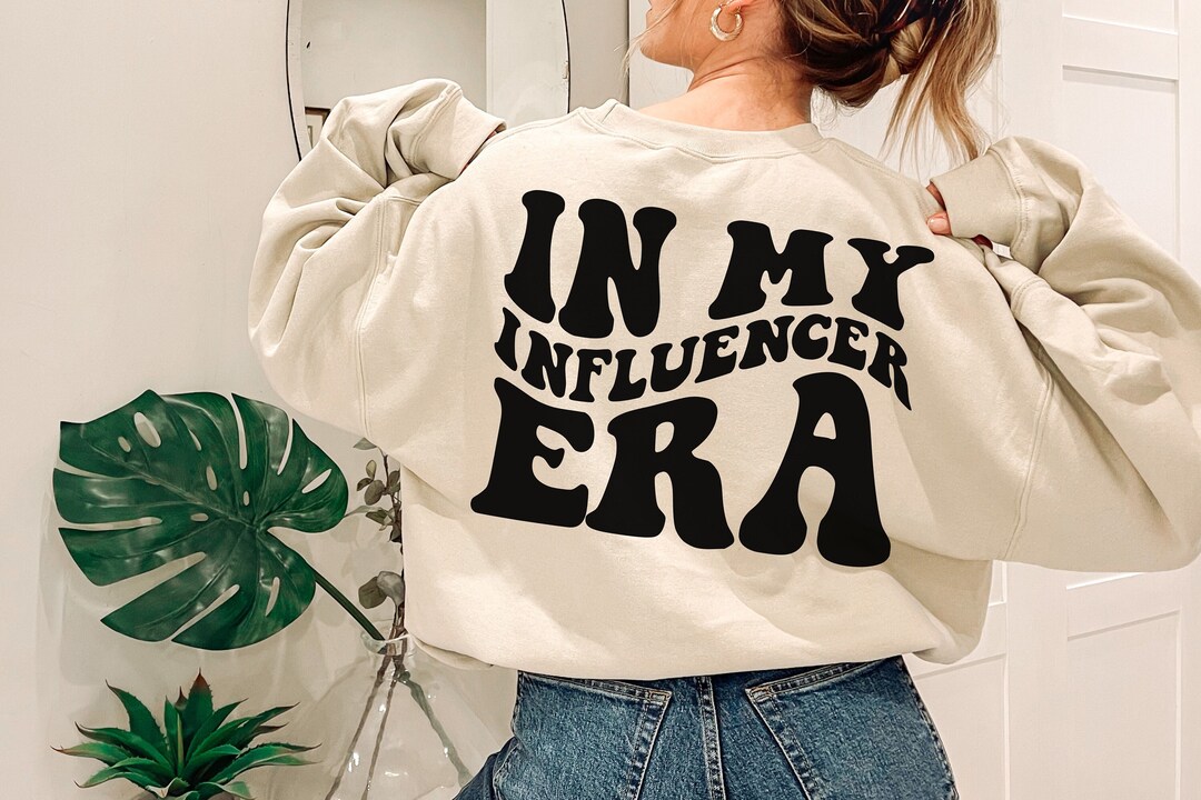 In My Influencer Era Sweatshirt, Content Creator Shirt, Social Media Influencer Tee, Blogger ...