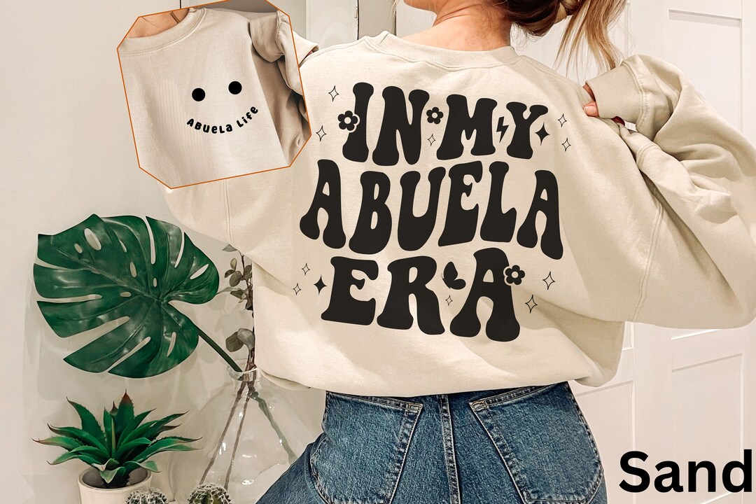 In My Abuela Era Shirt, Spanish Pregnancy Announcement Gift, Abuela ...