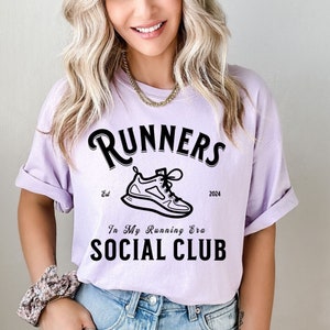Runners Social Club Shirt, Runner Shirt, Funny Marathon Athlete Shirt ...