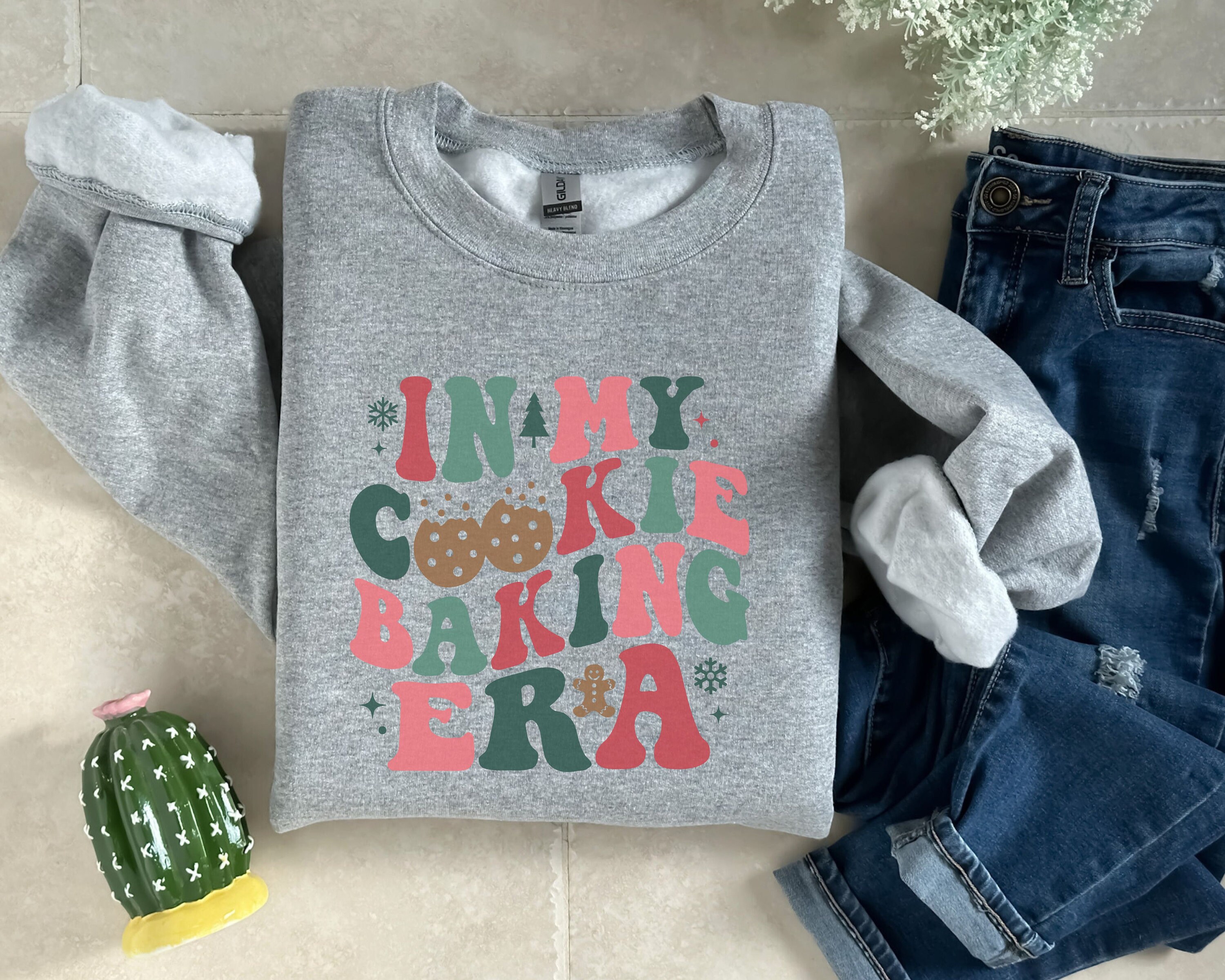 In My Cooking Baking Era Sweatshirt, Cookie Baking Crew, Christmas ...