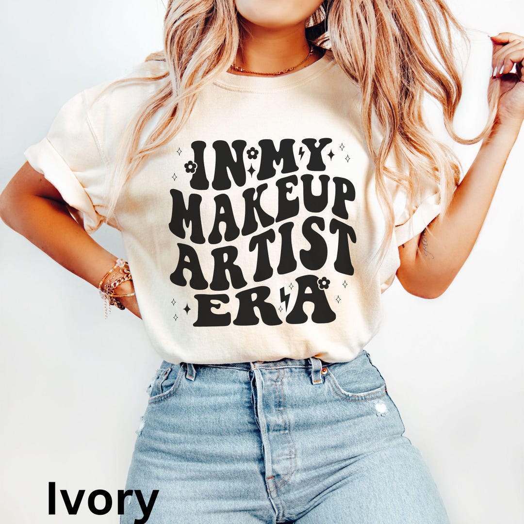 In My Makeup Artist Era Tshirt, New Makeup Artist Gift, MUA Shirt ...