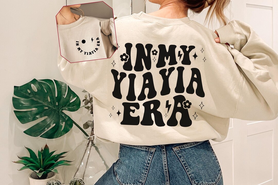 In My Yiayia Era Sweatshirt, Yiayia Gifts, Yiayia Shirt, Great Yiayia ...