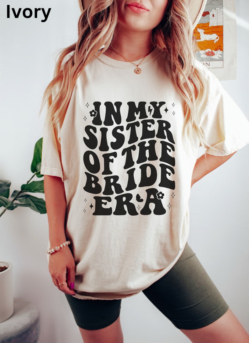 Sister of the Bride Shirt, Wedding Day Shirt, Bridal Party Sister Tee ...