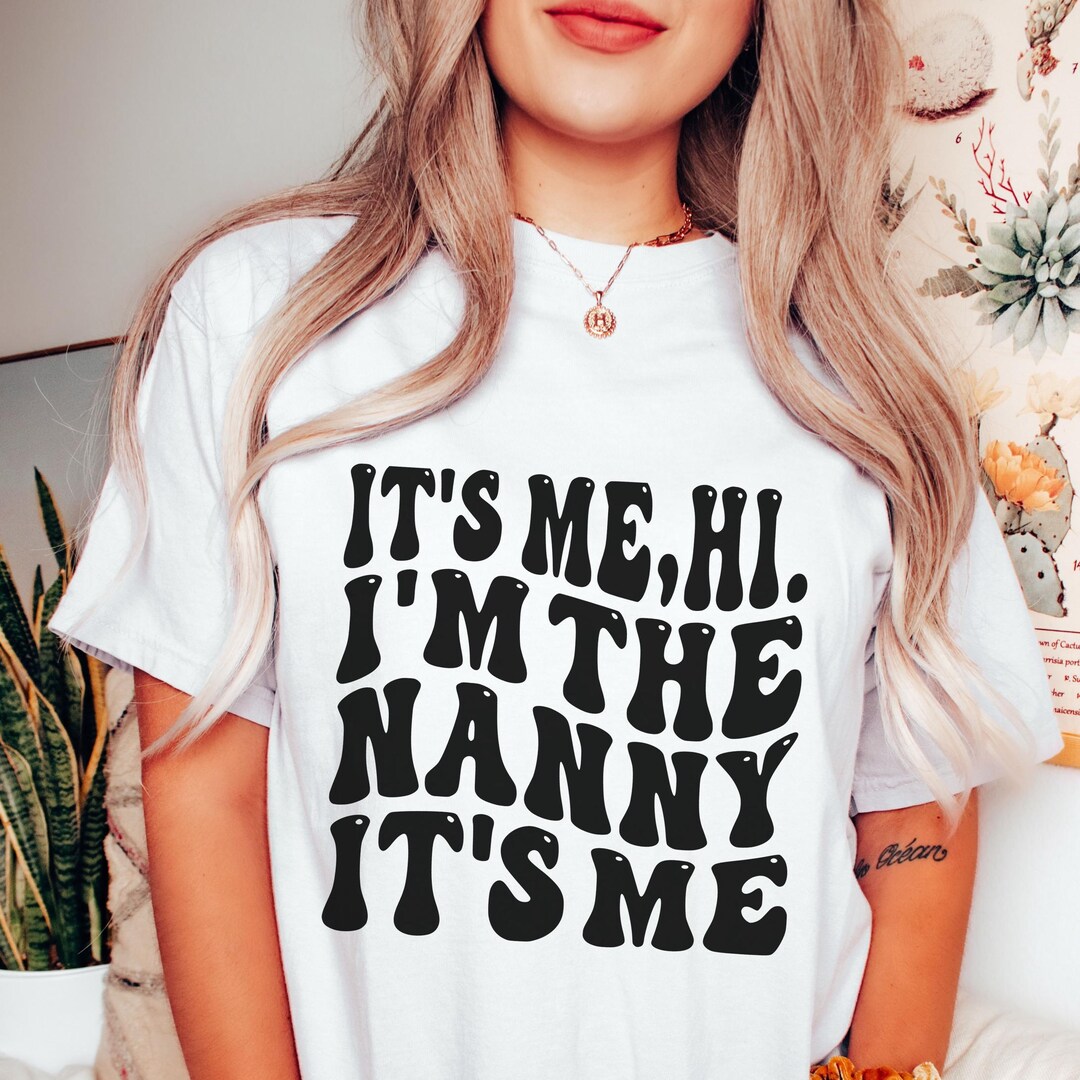 Trendy Nanny Tshirt, in My Nanny Era, Babysitter Gift Idea, Nanny ...
