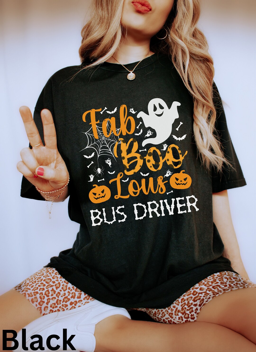 Bus Driver Halloween Tshirt, Spooky Bus Driver, Bus Driver Shirt ...