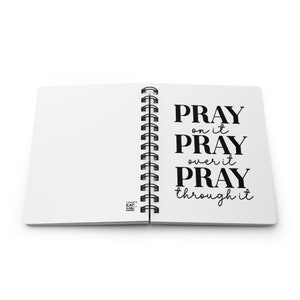 Pray on It Prayer Journal, 2024 Prayer Journaling, Wellness Journal ...