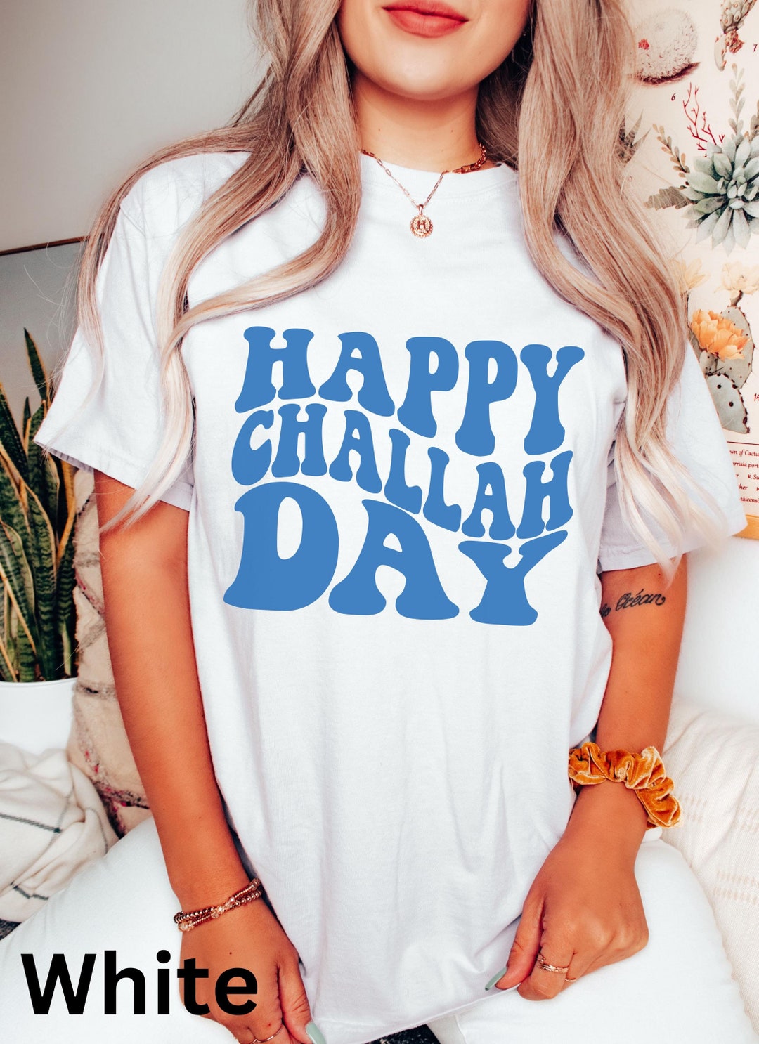 Happy Challah Day Hanukkah Shirt, Jewish Tee, Hanukkah Shirt, Menorah ...
