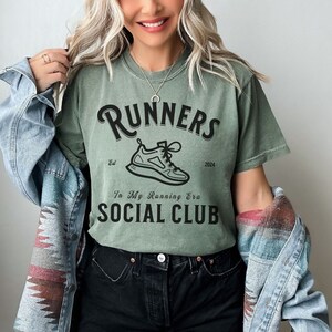 Runners Social Club Shirt, Runner Shirt, Funny Marathon Athlete Shirt ...