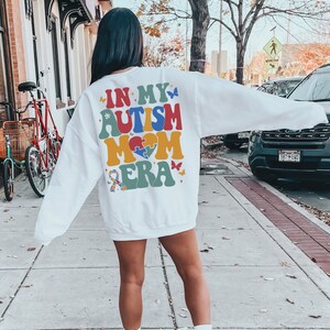 In My Autism Mom Era Sweatshirt, Neurodiversity Shirt, Autism Awareness ...