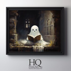 Printable Halloween Painting Ghost Prints Halloween Art Halloween Ghost ...