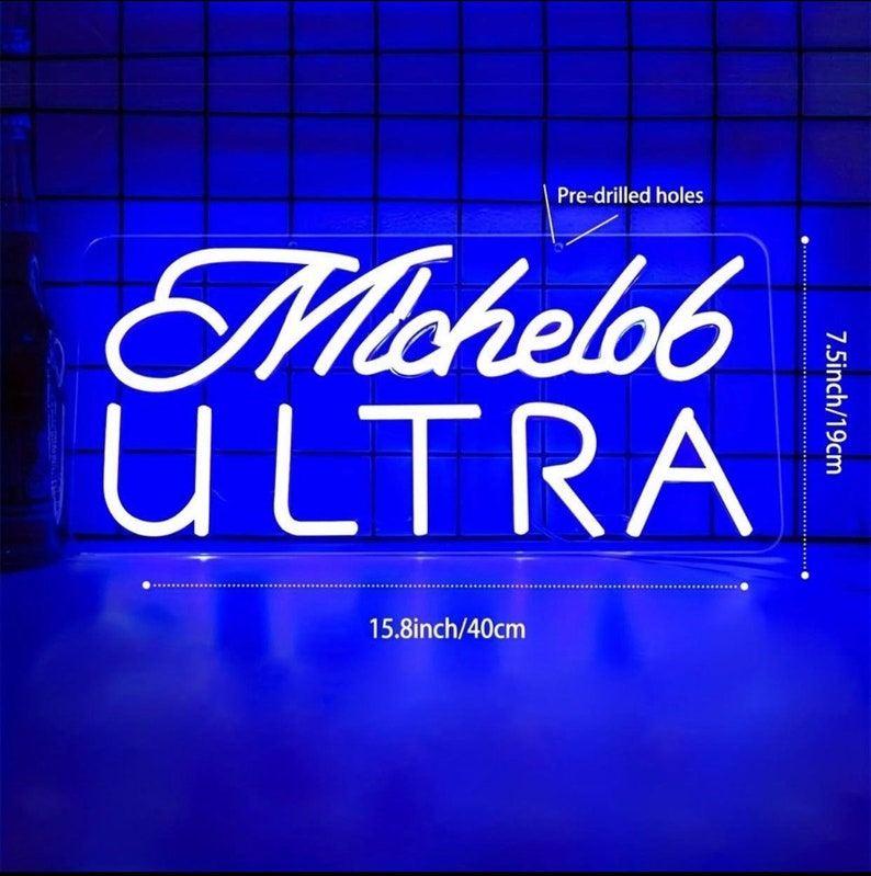 Michelob Ultra Neon Light - Etsy