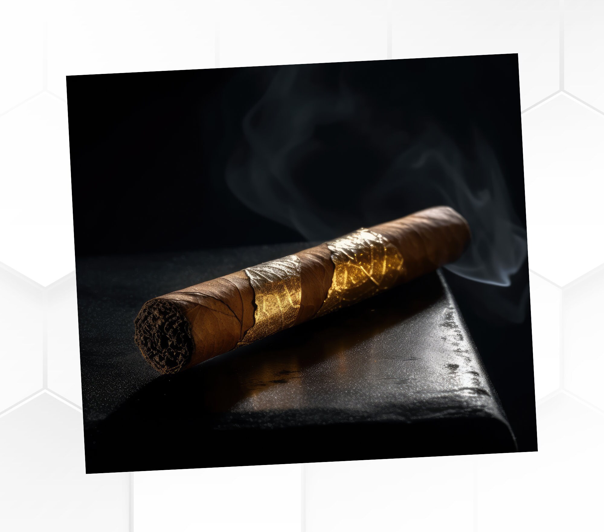 Cigar 20 Oz Skinny Tumbler Sublimation Design, Straight PNG Instant ...