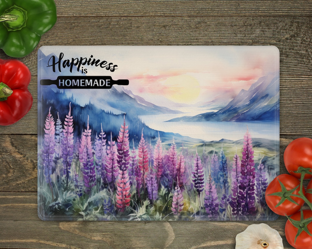 Happiness in Homemade Cutting Board Sublimation Design Template Digital ...