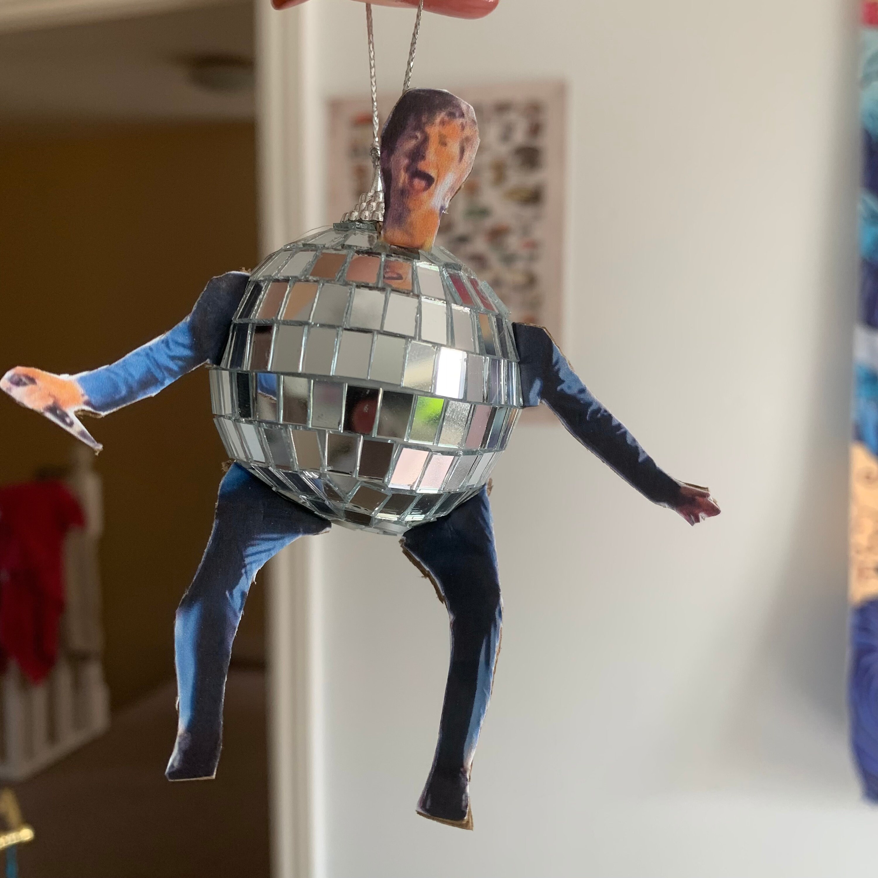 Alex Turner / Arctic Monkeys Mirrorball Hanging Decoration - Etsy UK