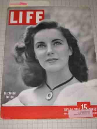 Life Magazine - July 14, 1947, Elizabeth Taylor on Cover - Etsy