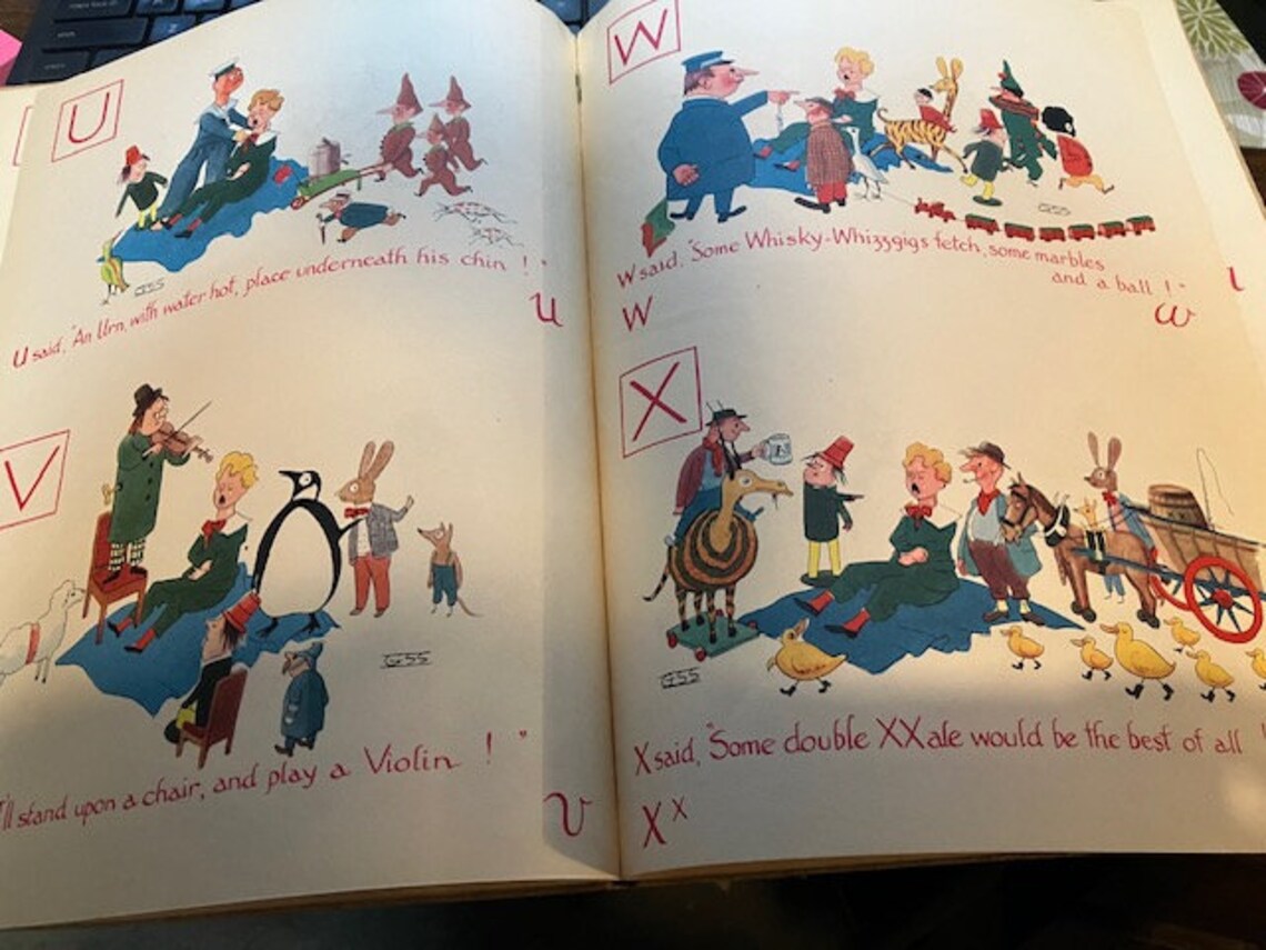 Edward Lear's Nonsense Alphabet - Etsy