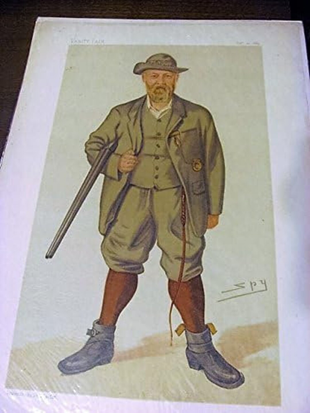 Vintage 1895 Vanity Fair Print by Spy--"pointers" (hunter) - Etsy