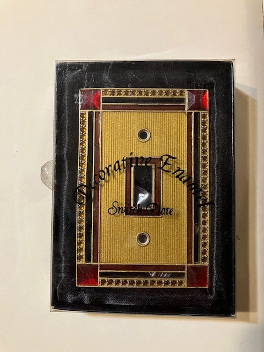 Gorgeous Decorative Enamel Light Switch Plate, New in Original Box - Etsy