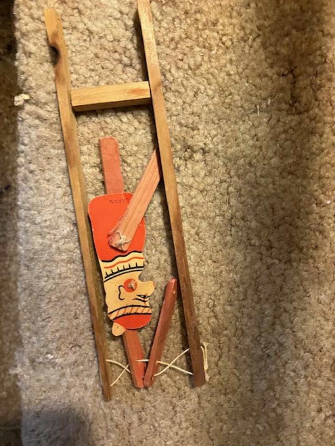 Child's 1940s Clown Trapeze Toy--amazing It Still Works! - Etsy