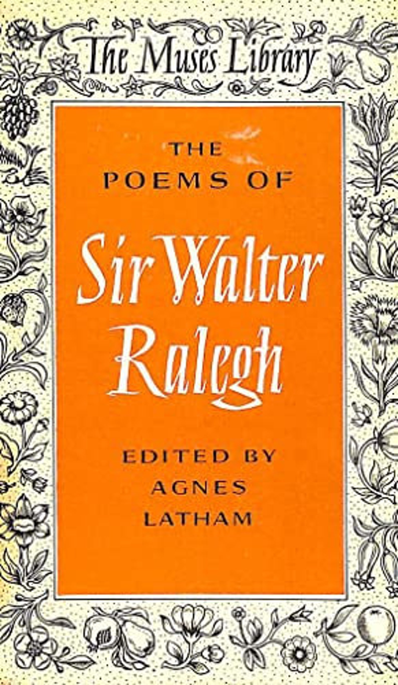 The Muses Library, the Poems of Sir Walter Raleigh, Harvard, 1962 - Etsy