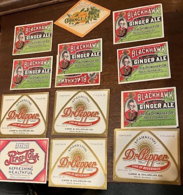 Vintage Soda Pop Bottle Labels, Circa 1940s, 13 Never Used Labels - Etsy