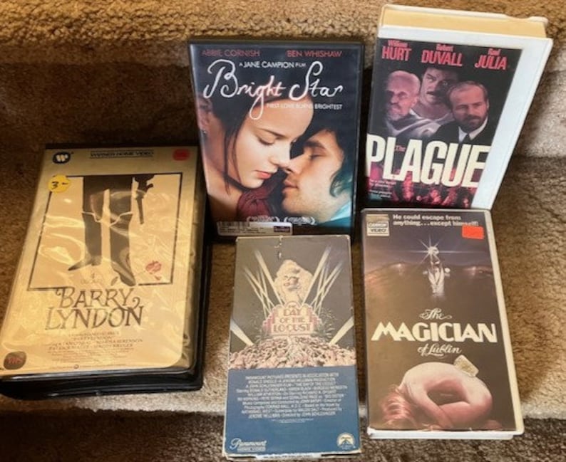 Great Movies--4 VHS Tapes, One DVD, NO Junk - Etsy